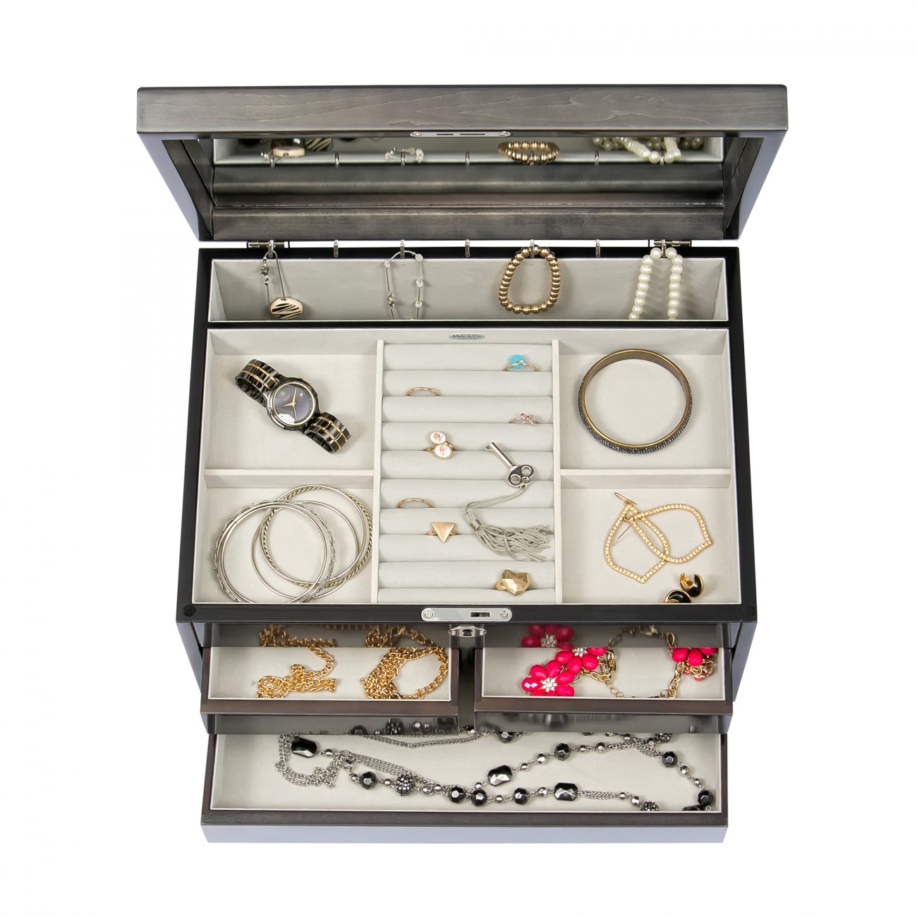 Claudia Wooden Jewelry Box | Mele - Canada
