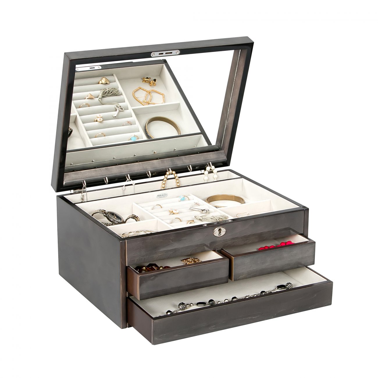 Claudia Wooden Jewelry Box | Mele - Canada