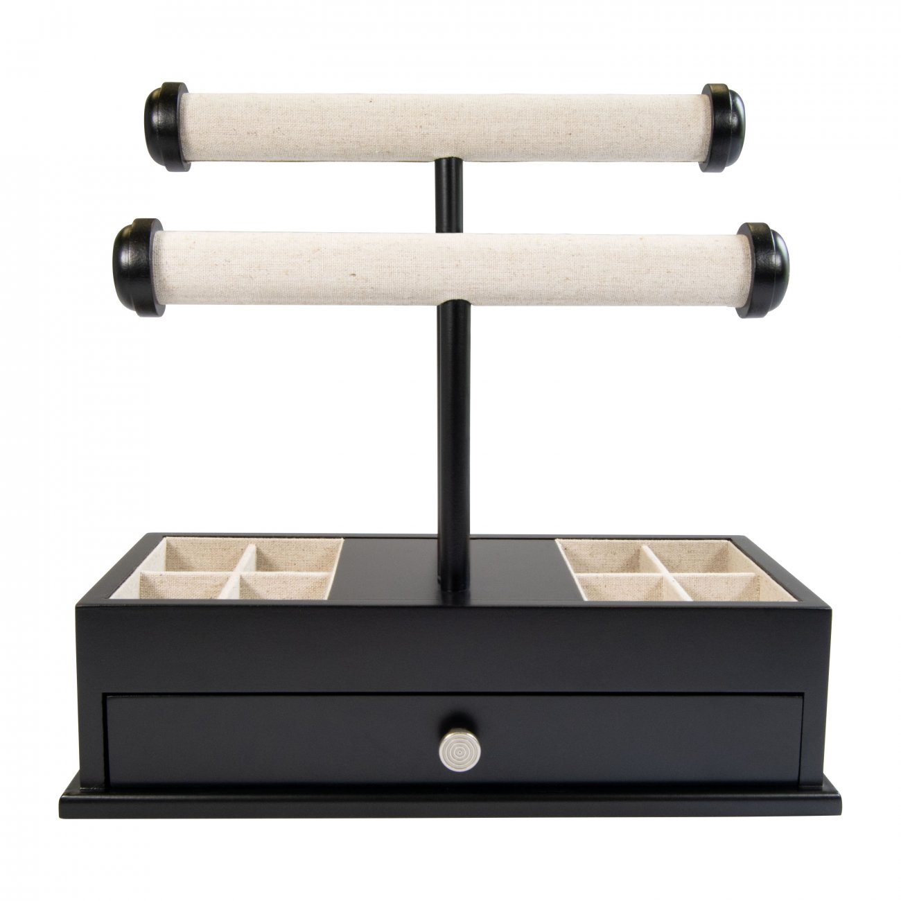 Mele and Co Ivy Jewelry Box and Bangle Bar in Black Wooden Jewelry Box ...