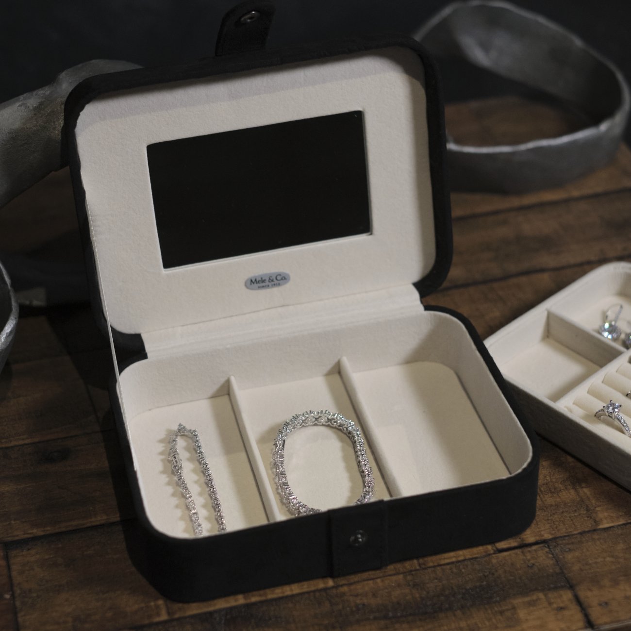 Black, Red, Pink, and Aqua Colored, Stylish 7 Section Plush Fabric ...