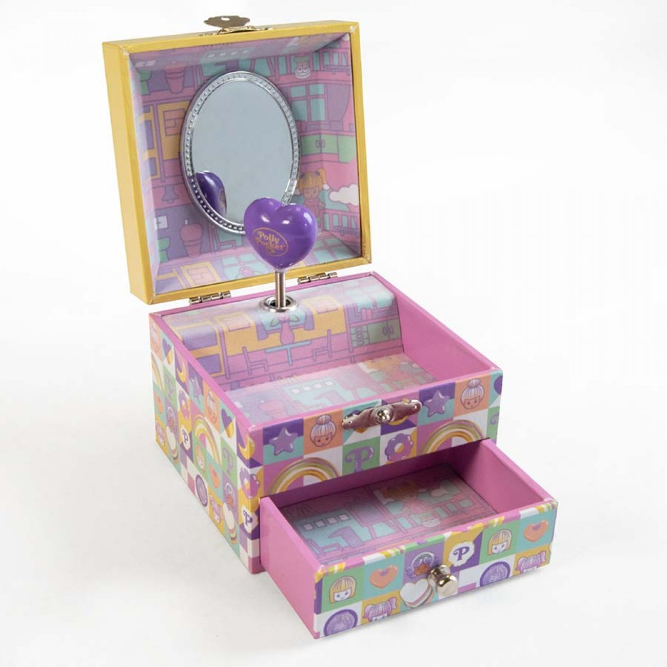 Polly Pocket Square Musical Jewelry Box by Mele and Co Musical Jewelry ...