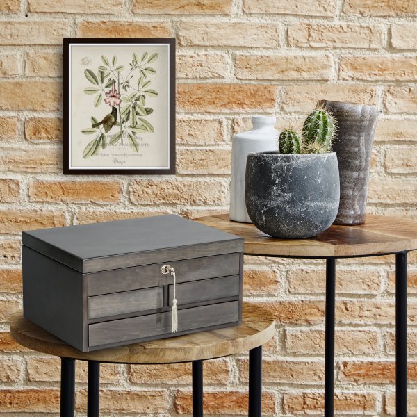 Claudia Wooden Jewelry Box | Mele - Canada